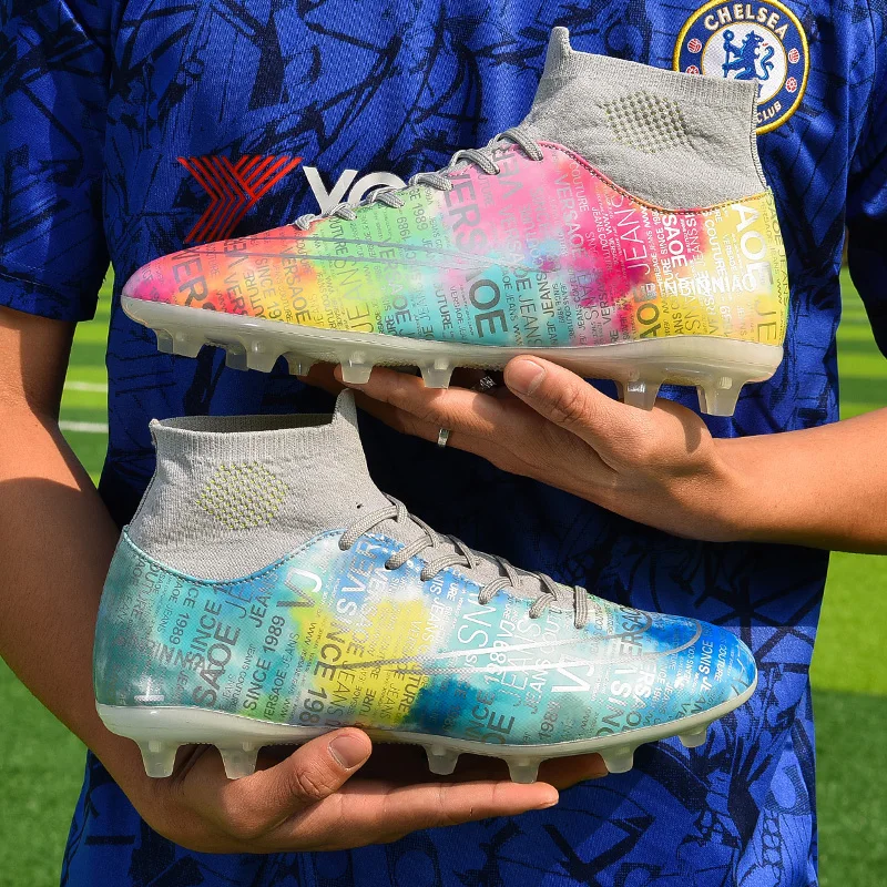 Blooming-Color-Football-Boots-Beautiful-Wear-resistant-Upper-Anti-slip ...