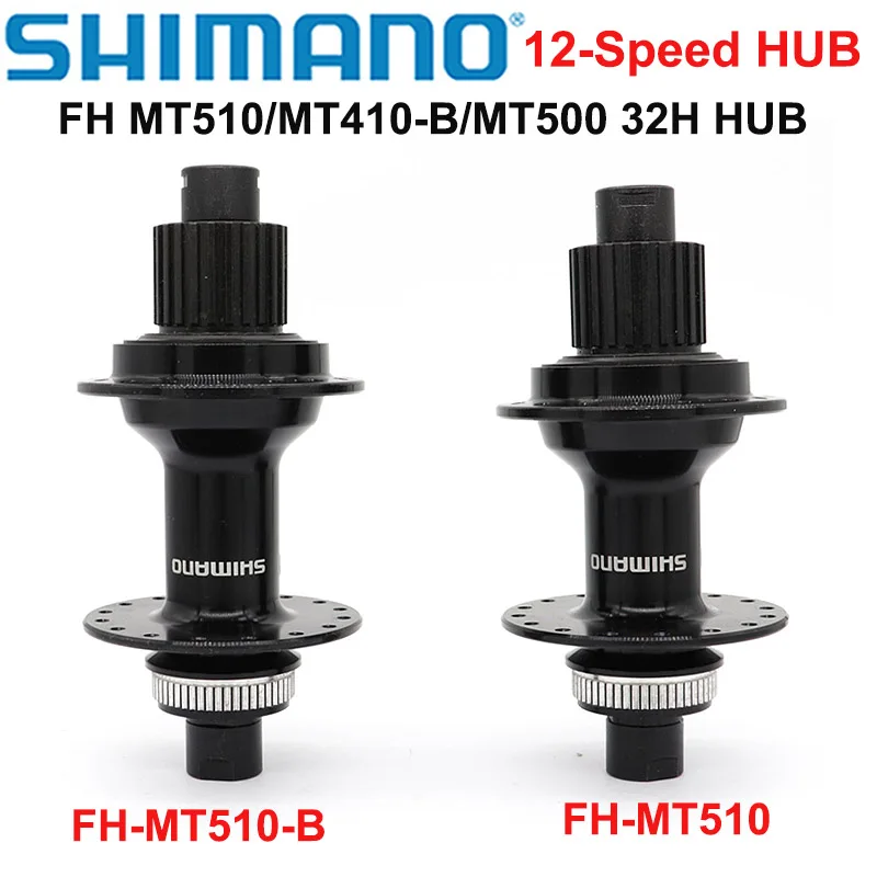 Shimano 1X12 Speed Hub FH HB MT510 MT410 MTB Bike 32H 15x100mm 12X142mm ...