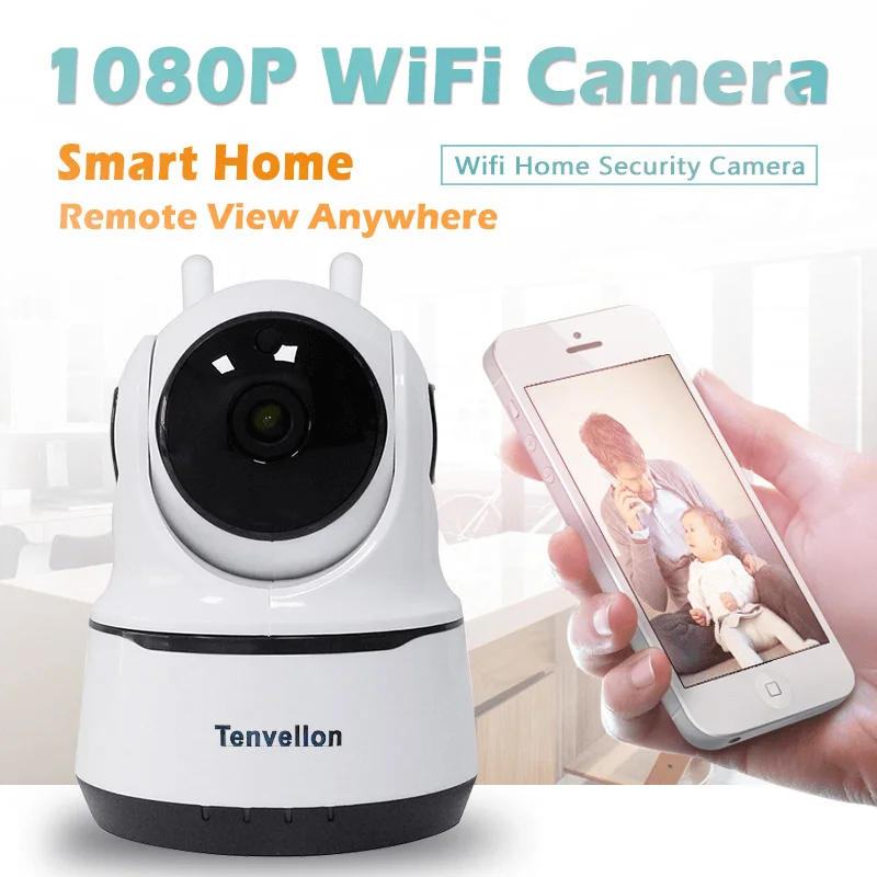 Cámara IP de seguridad para el hogar, Monitor de bebé inalámbrico, Full ...