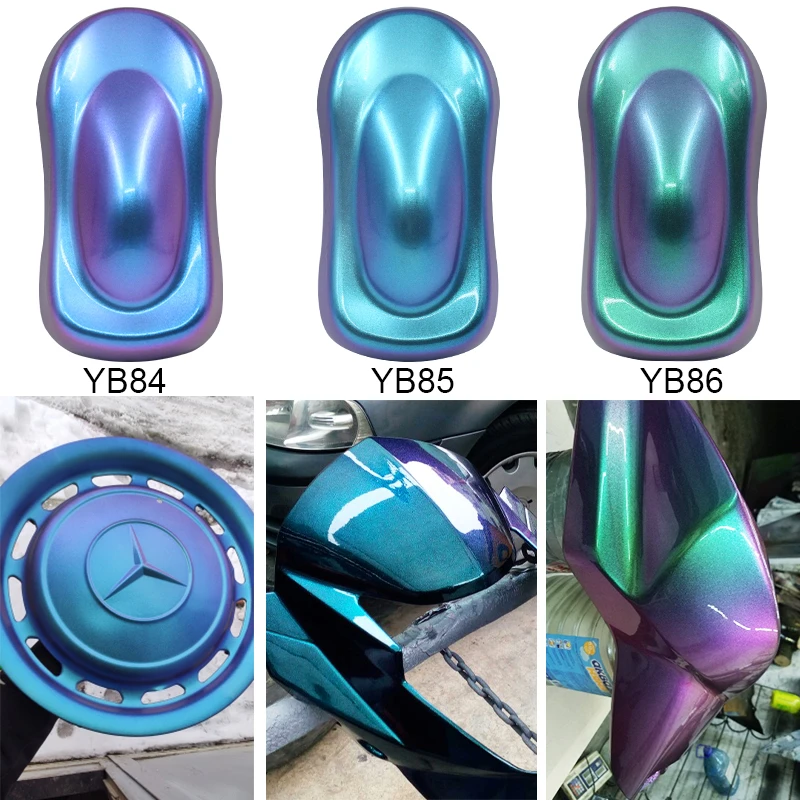 Chameleon Pigments Acrylic Powder Coating Dye 10g For Crafts Car ...