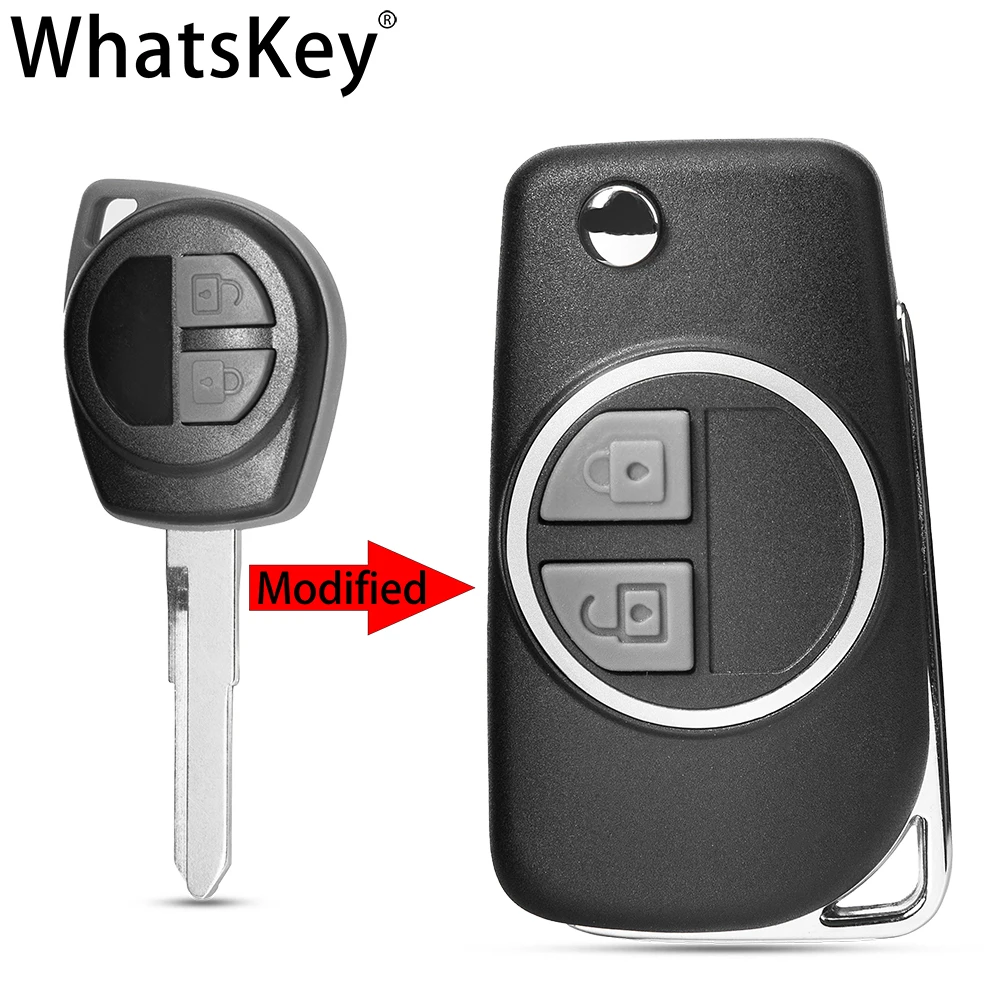 Whatskey Modified Flip Key Shell For Suzuki Swift Vitara Grand Sx4 Alto ...