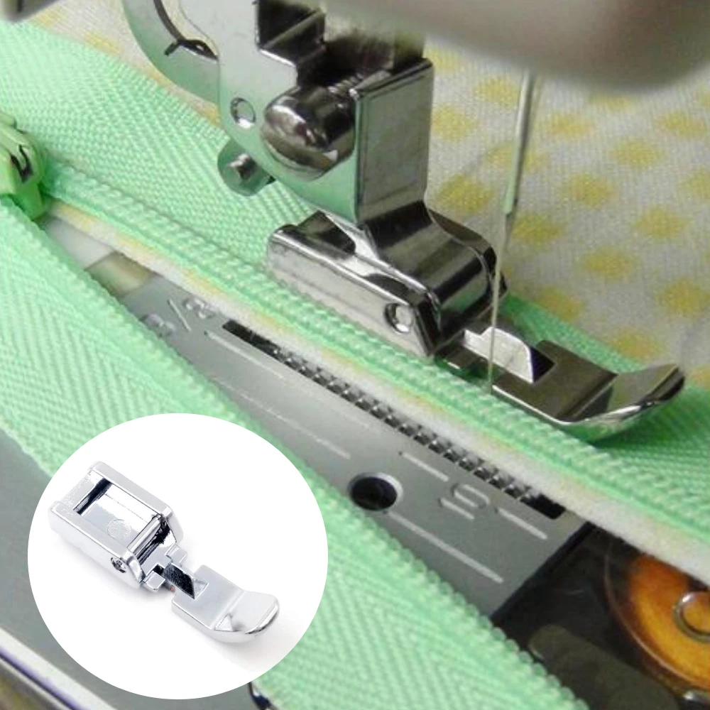 Zipper Sewing Machine Presser Foot Left Right Narrow Foot Compatible ...