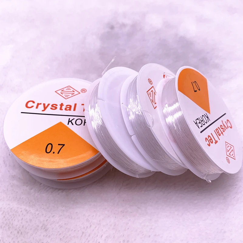 One Roll Flexible Elastic Crystal Line Rope Cord For Jewelry Making ...