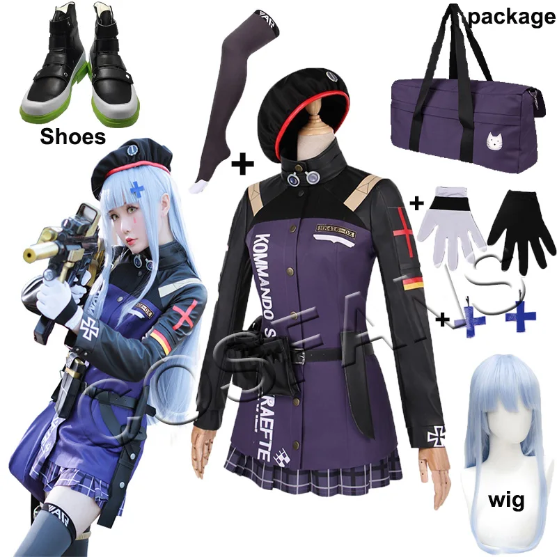 Game-Girls-Frontline-hk416-Cosplay-Costume-clothes-wig-and-bag-set ...