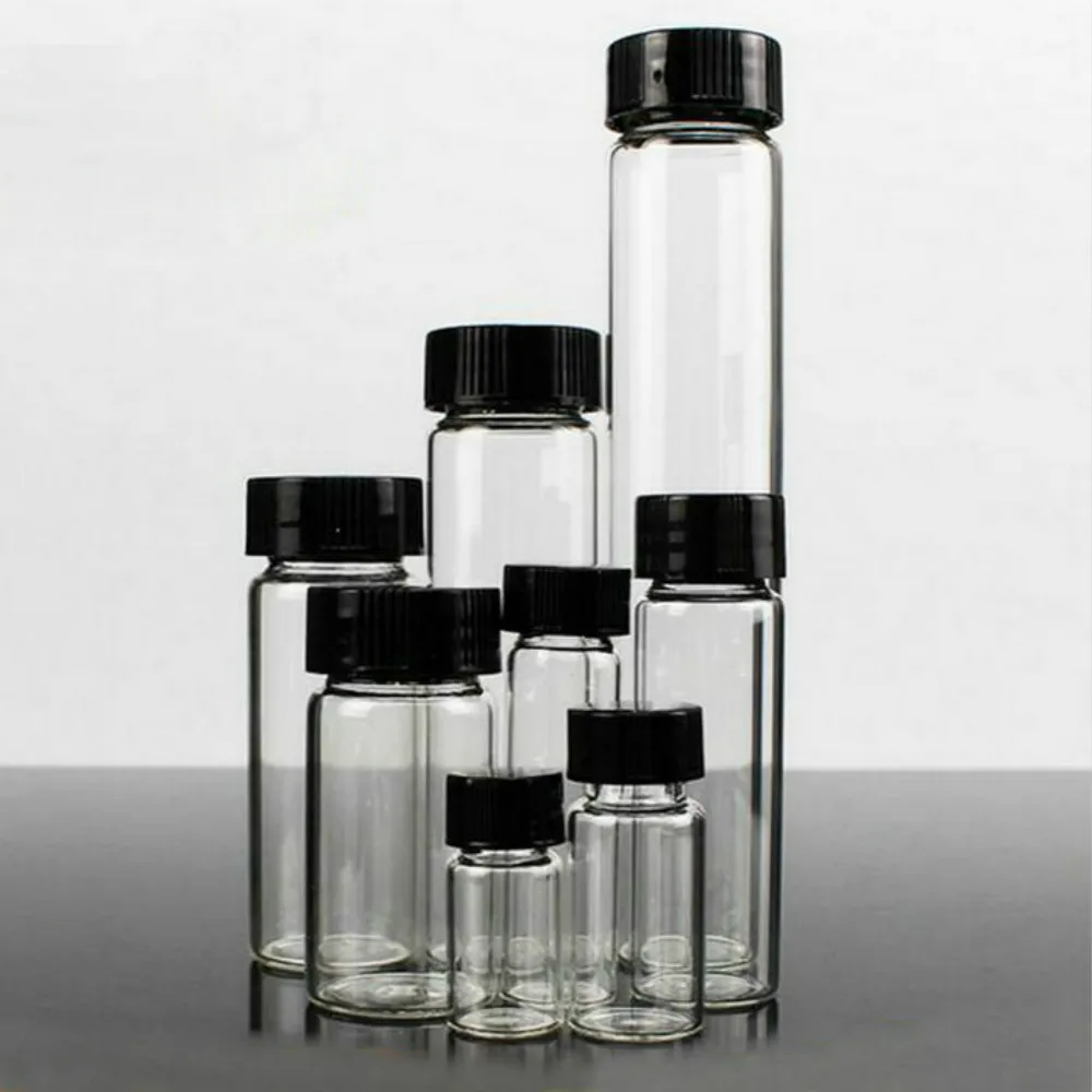 3ml-to-50ml-Transparent-clear-Glass-sample-bottles-essential-oil-bottle ...