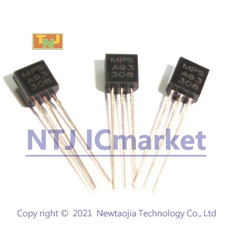 50個MPSA93に92 mps A93高電圧トランジスタ (pnpシリコン)|トランジスタ| - AliExpress
