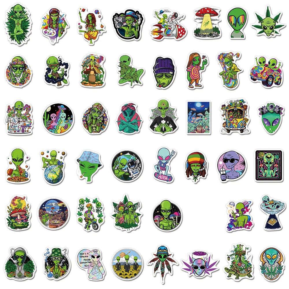 Graffiti Alien Characters