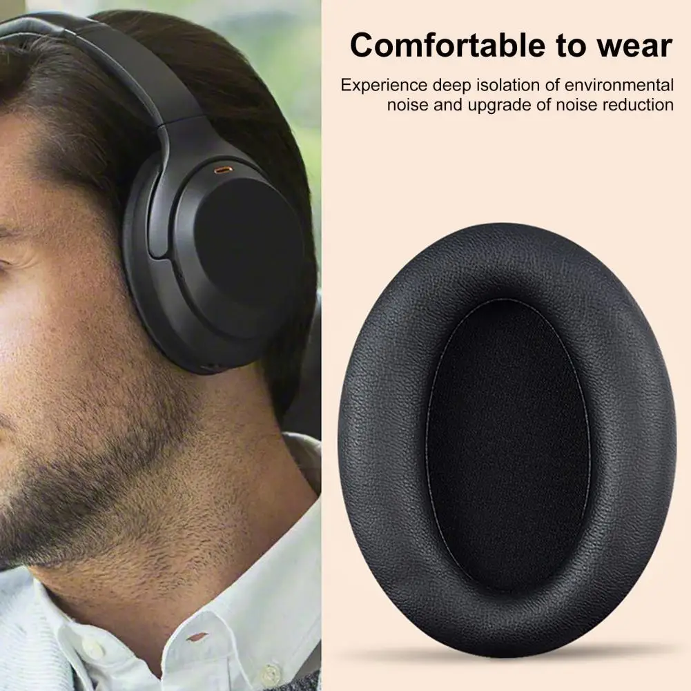 1-Pair-Headphone-Sleeves-Noise-insulation-Replaceable-High-Elasticity ...