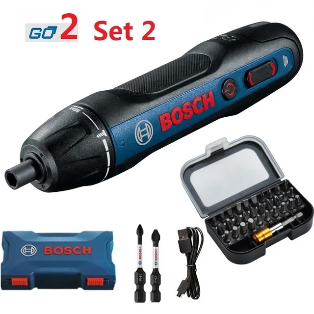 BOSCH GO BOSCH GO2 Mini Rechargeable Cordless Power Drill Electrical ...