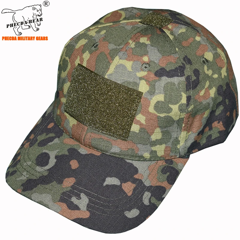 Flecktarn Camouflage Military Style Baseball Cap Outdoor Camping ...