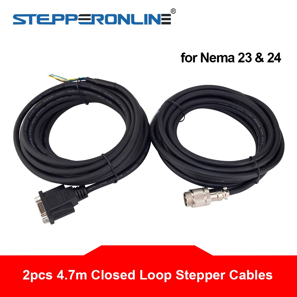 4-7m-Closed-Loop-Stepper-Motor-Extension-Cable-Kit-for-Nema-23-24 ...