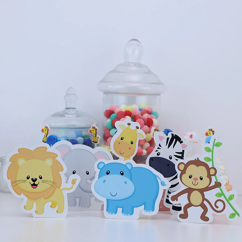 Safari Animal Theme Table Centerpiece Woodland Animal Decorating ...