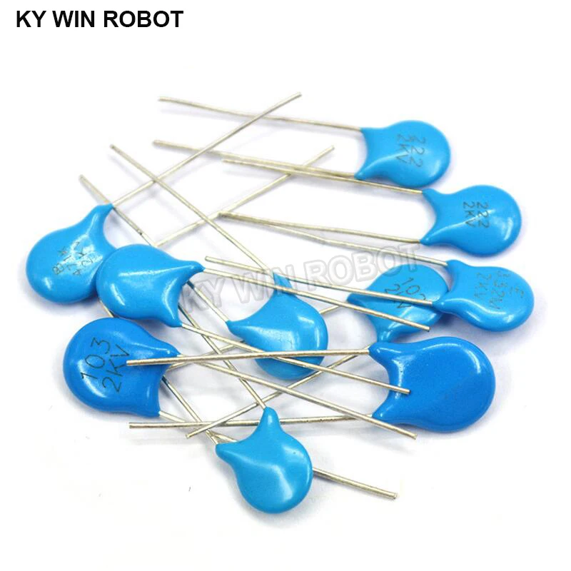 20pcs High voltage Ceramic Capacitor 1KV 2KV 3KV 5PF 10PF 15PF 20PF ...