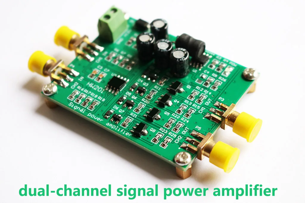 Hw201 50hz~25mhz Dual-channel Signal Power Amplifier Module Amp - Ac/dc ...
