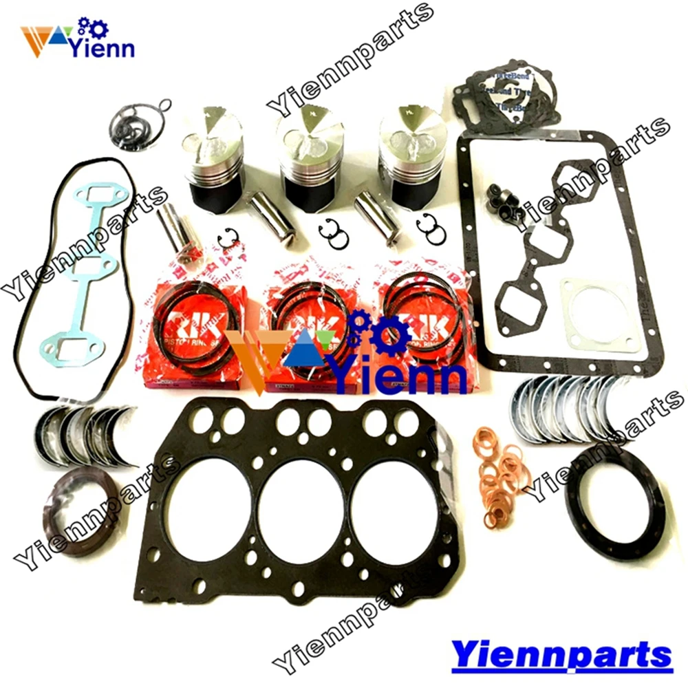 For Yanmar 3T72HA Overhaul Rebuild Kit Combine Diesel Engine Repair Parts 3T72HA 3T72HA-F 3T84HA ...
