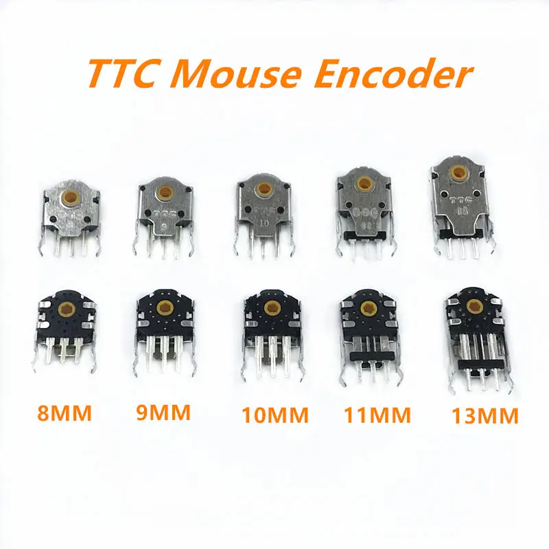 10Pcs Original TTC Mouse Encoder Highly Accurate 7mm 14mm yellow Core ...