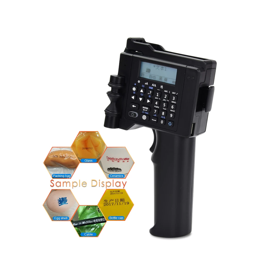 Intelligent Handheld Inkjet Printer QR Code Inkjet Label Printer Coding ...