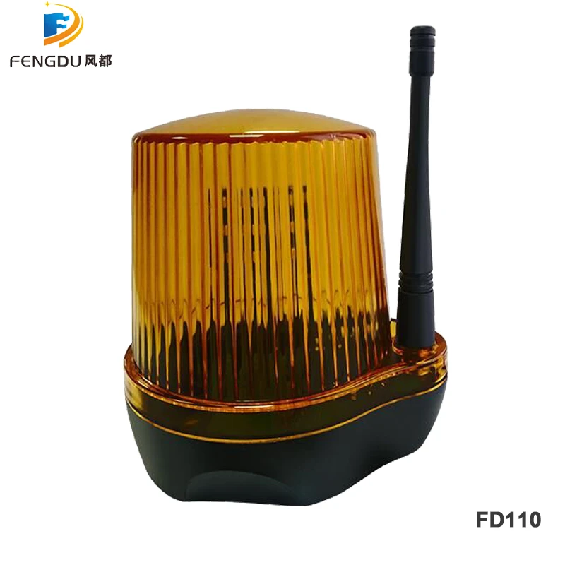 Ac/dc 24v 230vac Led Light Flash Alarm Lamp For Swing Sliding Gate ...