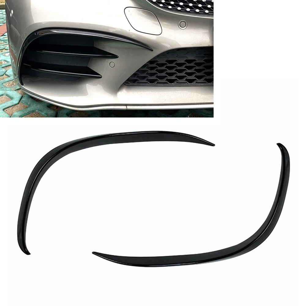 For-Mercedes-Benz-C-Class-W205-2019-Front-Bumper-Air-Vent-Splitter-Trim ...