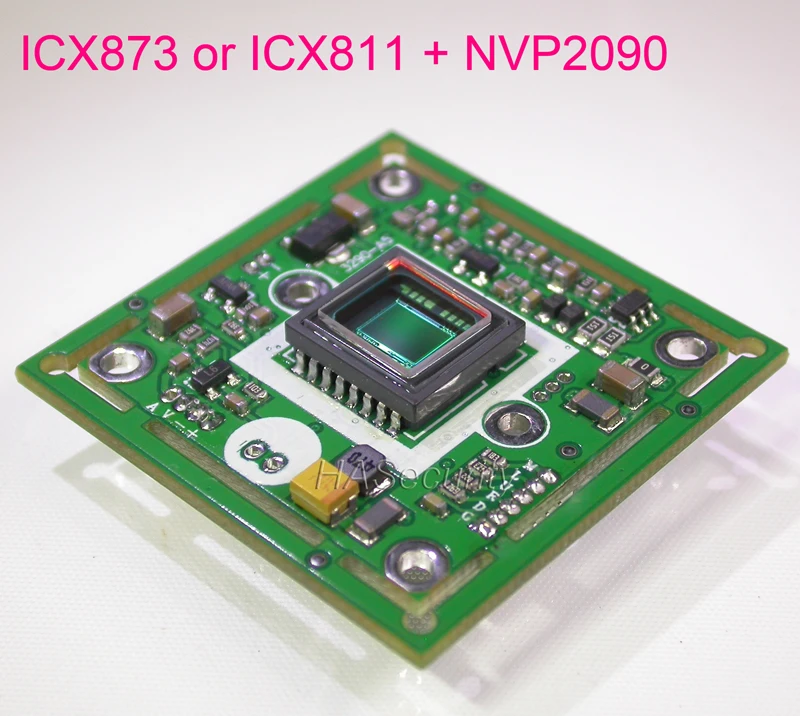 1/3" CCD sensor ( ICX873 or ICX811 ) + Nextchip NVP2090 CCTV camera PCB ...