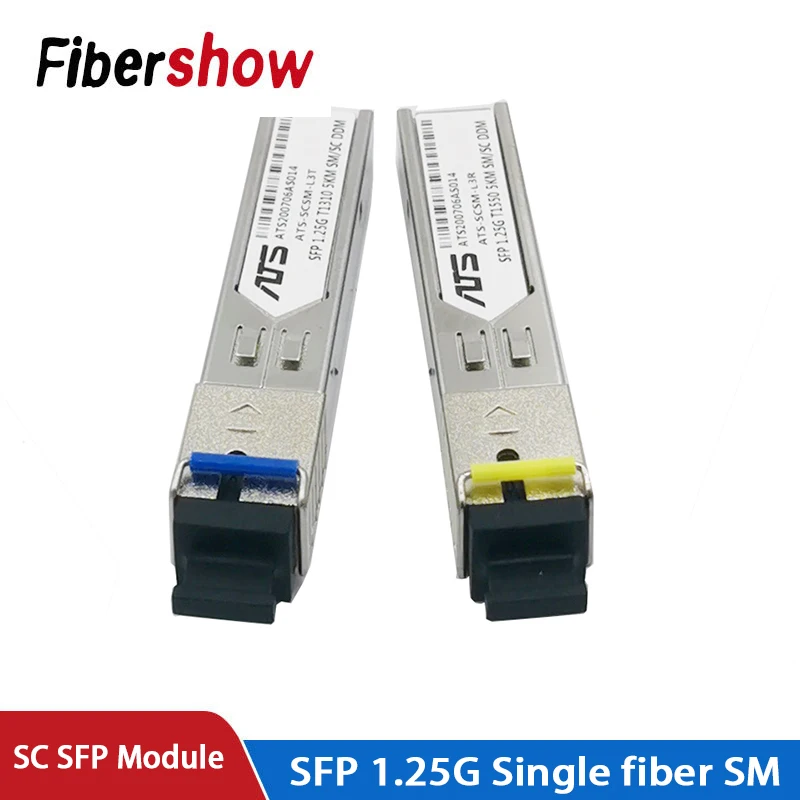 SFP Module SC connector 1.25G SC BiDi 1310nm/1550nm WDM switch SFP ...