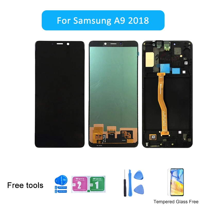 Super AMOLED For Samsung Galaxy A9 2018 A920 A920F SM A920F/DS LCD ...