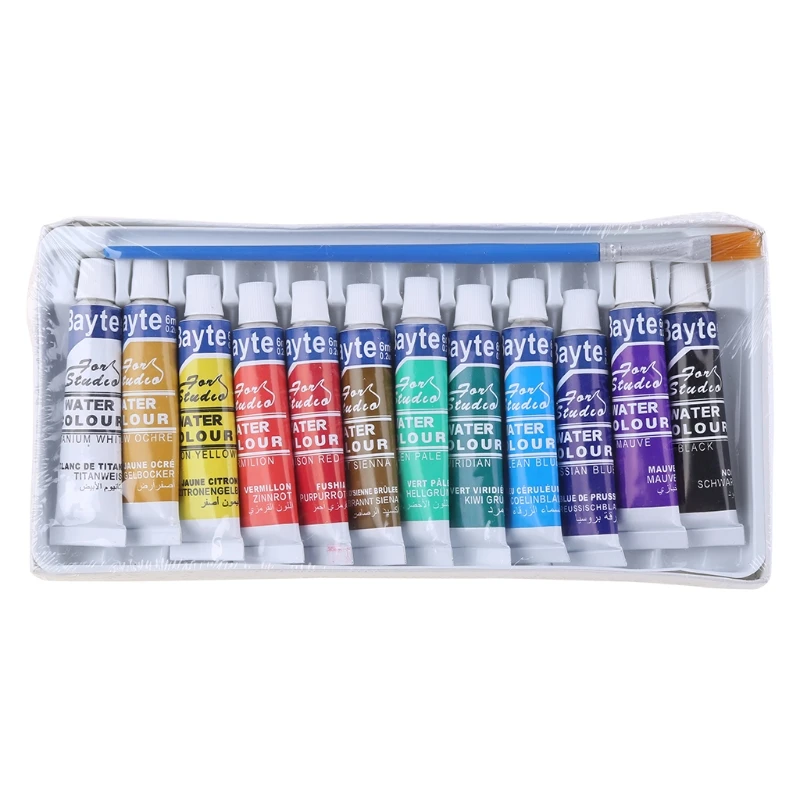colorful Tubes 6ml Paint Tube Drawing Painting Watercolor Pigment Set ...