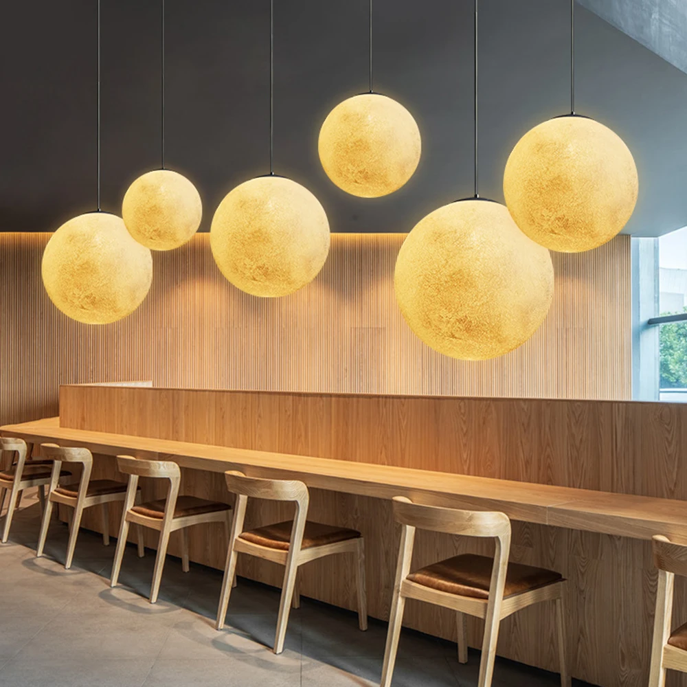 space Planet pendant light Hanging lamp Uranus Earth Venus sun Mars ...