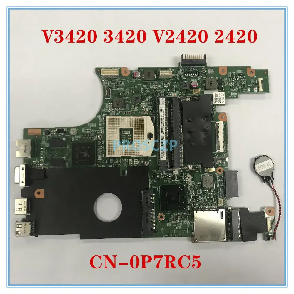 DELL V3420 3420 V2420 2420 CN 0P7RC5 0P7RC5 P7RC5 노트북 마더 보드 SLJ8F HM75 ...