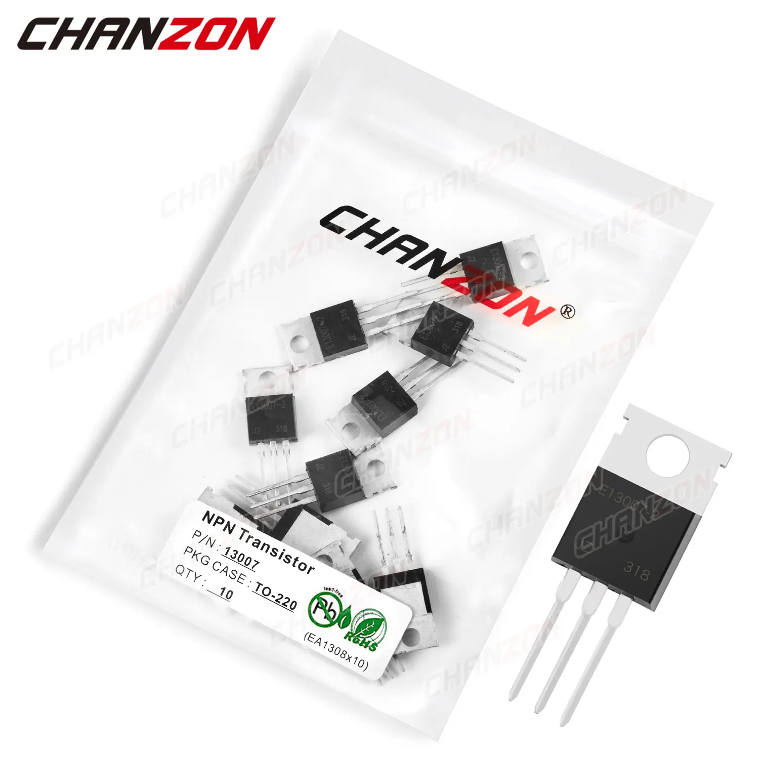 10Pcs-13007-TO-220-NPN-Transistor-Bipolar-Junction-BJT-Triode-Tube-Fets ...