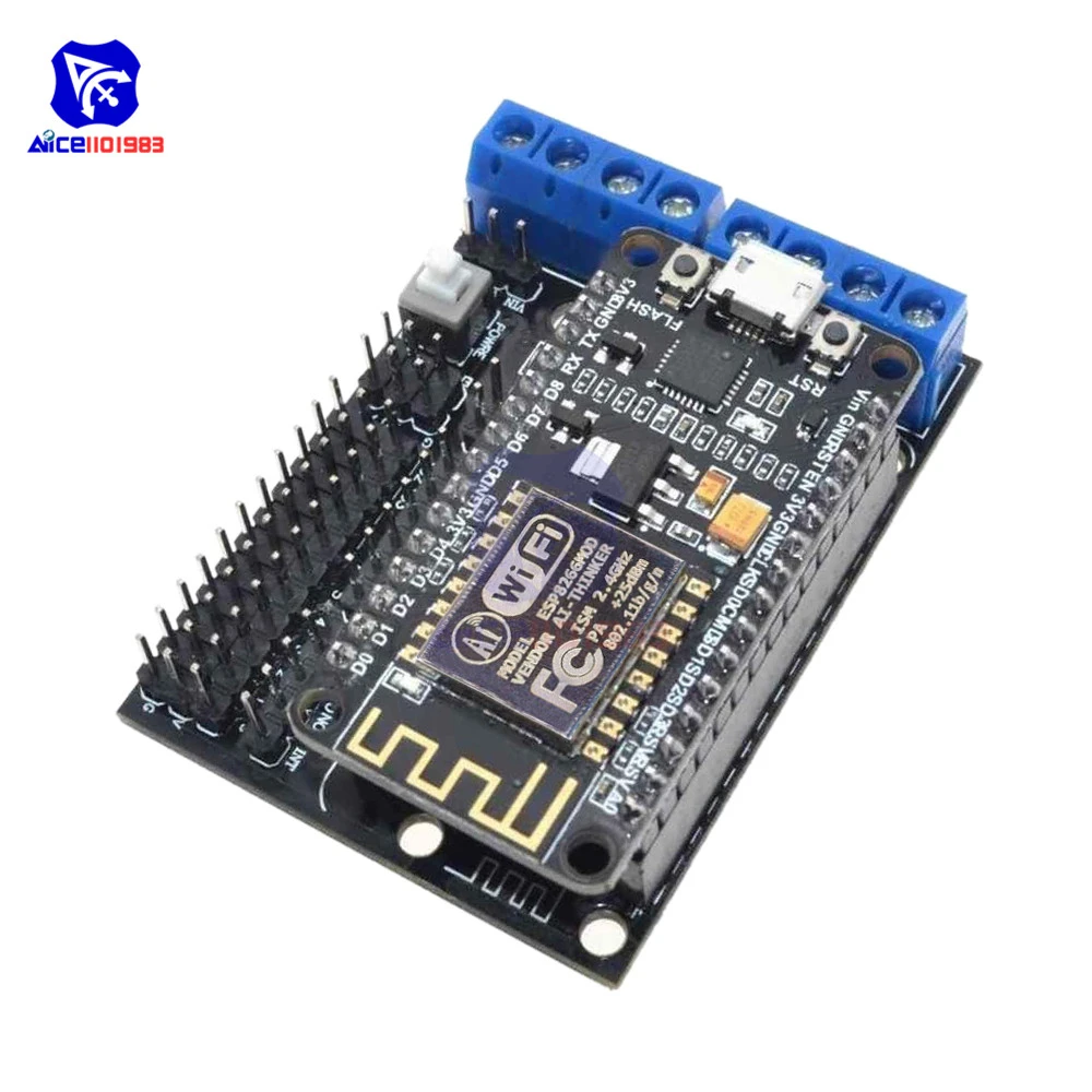 Diymore Nodemcu V2 Development Kit L293N Motor Driver Shield ESP12E ...