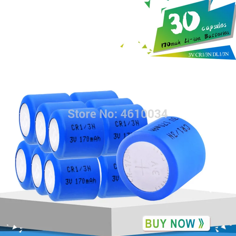 30pcs original 3V 5018LC CR11108 CR1/3N 2L76 K58L DL1/3N Lithium ...