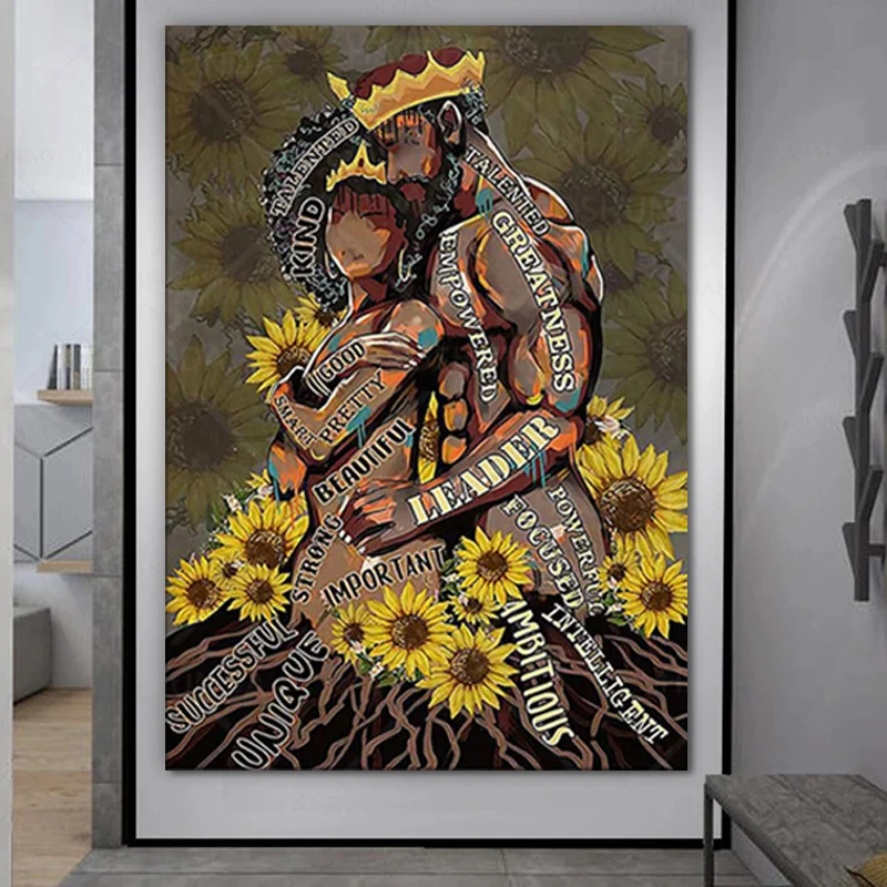 African King And Queen Painting