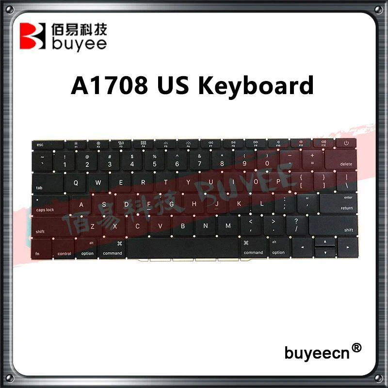 새로운 오리지널 노트북 A1708 미국 키보드, 맥북 레티나 프로 13 "레이아웃 영어 버전 키보드 2016 2017 년 교체 ...