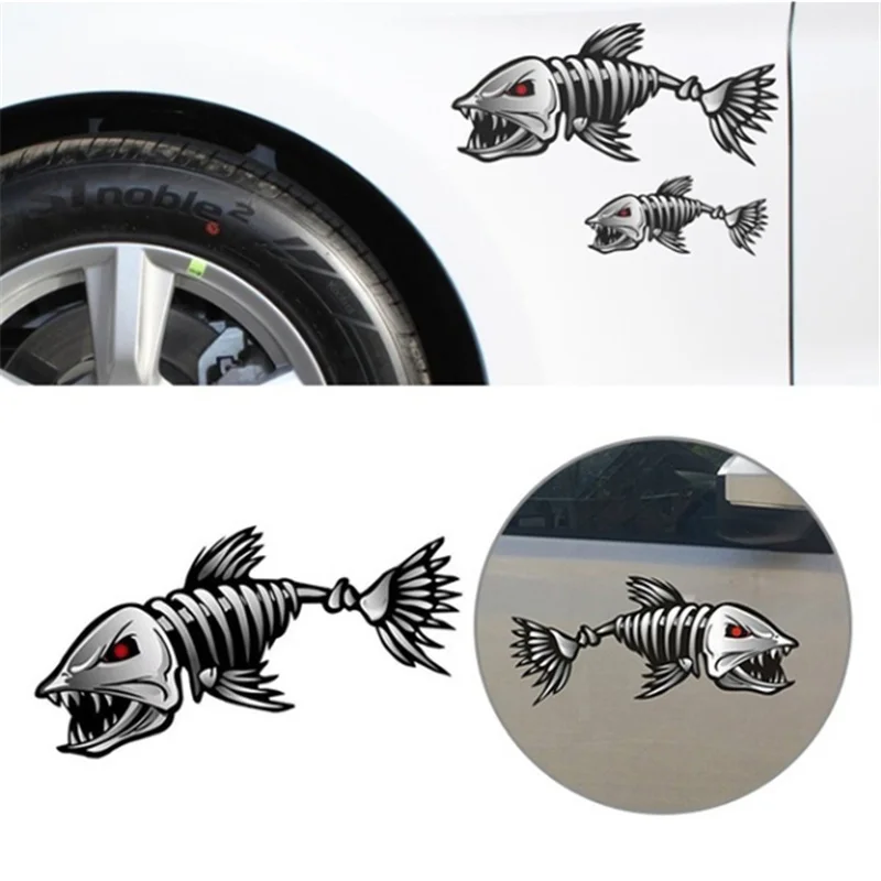 1 Pair 3D Car Sticker Waterproof Cartoon Animals Window Body Decal ...