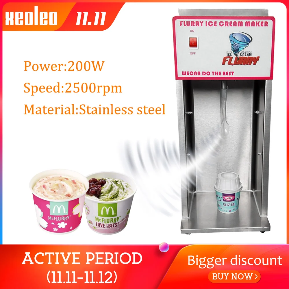 XEOLEO Frozen Yogurt mixer Ice cream mixer MC Flurry ice cream maker ...