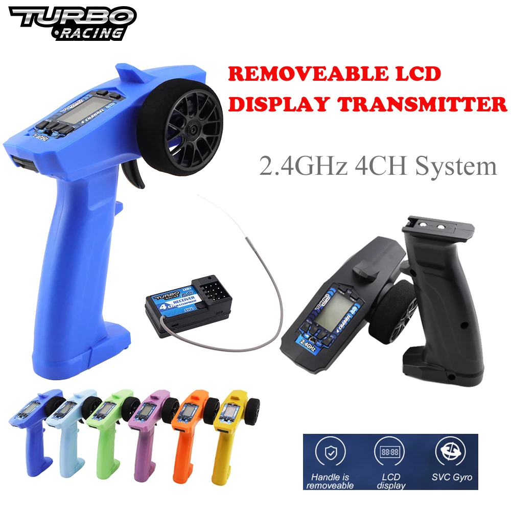 Turbo Racing P32 91803G C 2.4G 4CH VT System LCD Display Radio ...