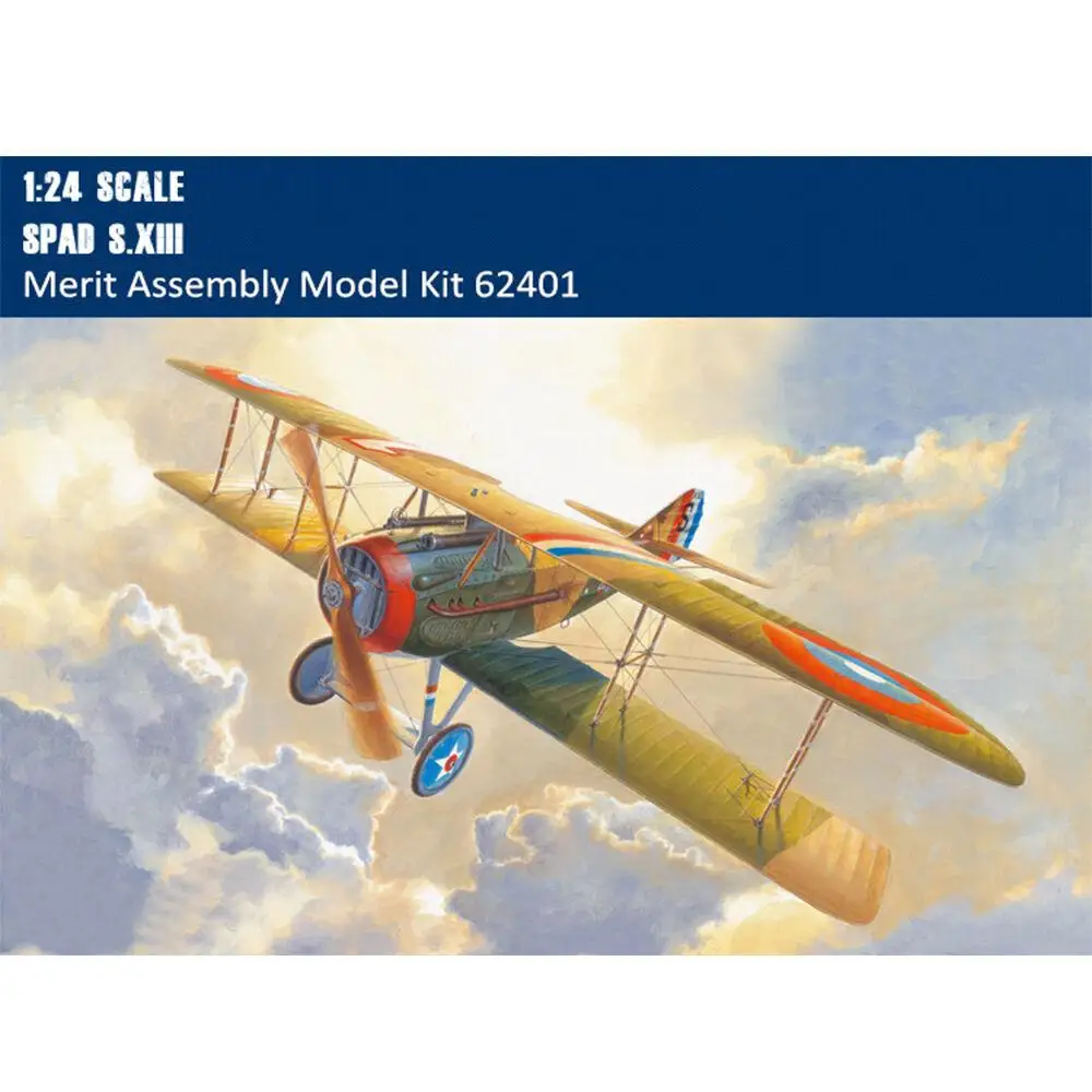 Merit-62401-1-24-Scale-SPAD-S-XIII-Fighter-Aircraft-Plastic-Airplane ...