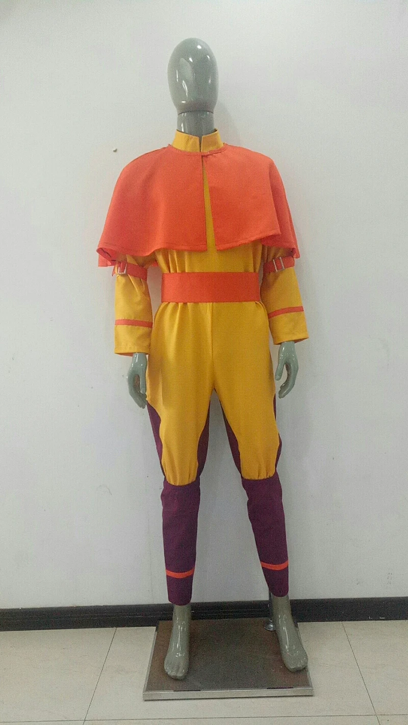 Anime Avatar The Last Airbender Aang Cosplay Costume - AllCosplay.com
