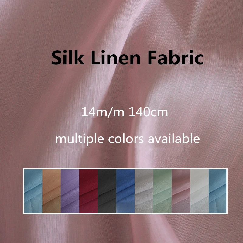 Silk-Linen-Mixed-Fabric-14momme-140cm-54inches-Best-Quality-Blend-Silk ...