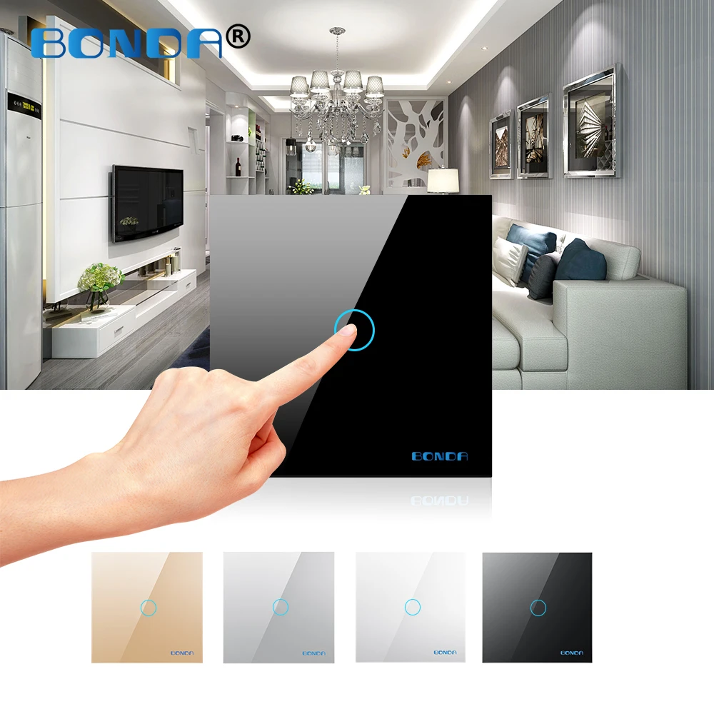 Tempered Glass Sensor Switch | Tempered Glass Lamp Button | Touch ...