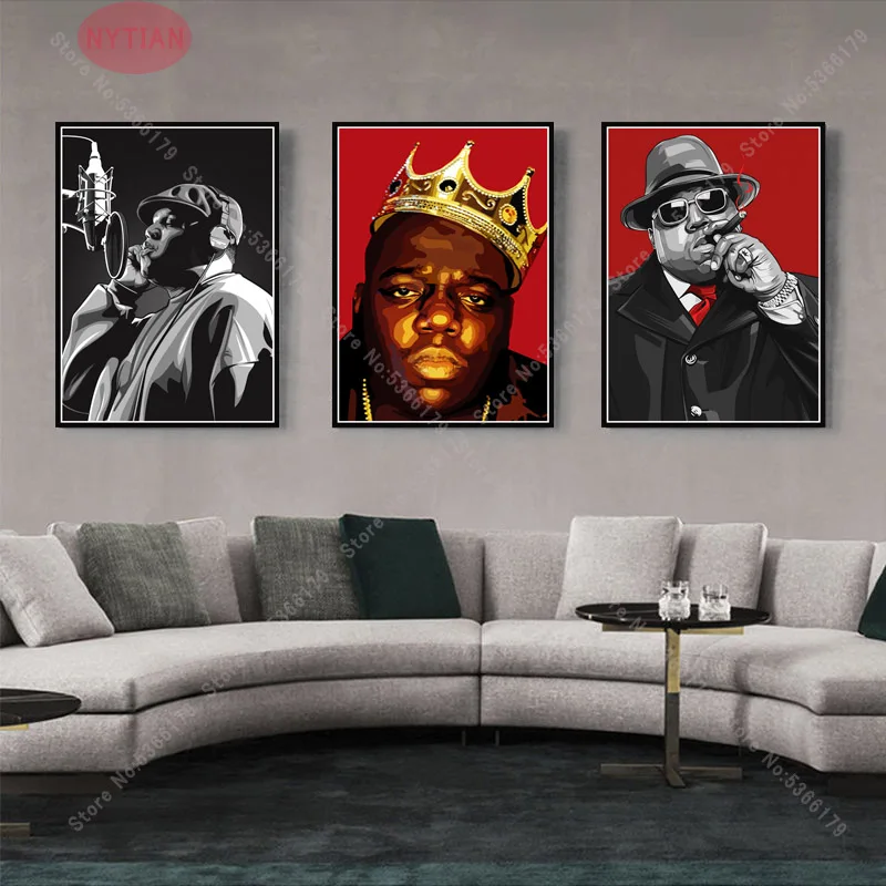 The Notorious BIG Biggie Poster Rapper Hip Hop Art Music Singer Poster ...