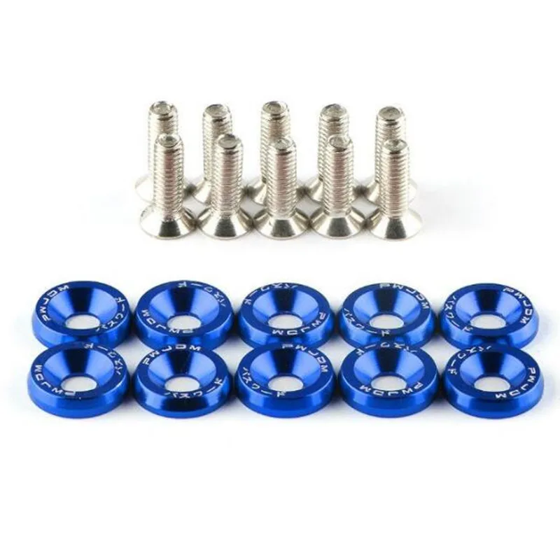 10PCS Car Bumper Engine Concave Screws Bolts Car styling For Toyota ...