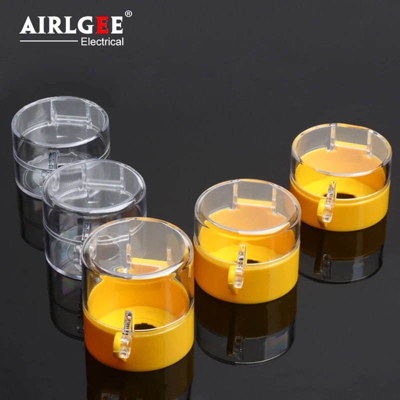 22mm 25mm 30mm mounting hole emergency stop button cover mushroom head ...