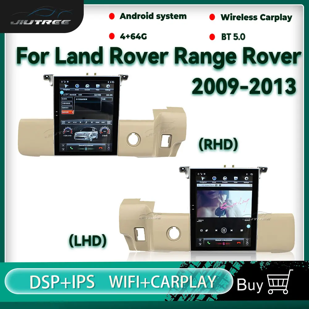 2 Din Android Car Radio For Land Rover Range Rover 2009-2013 Car ...