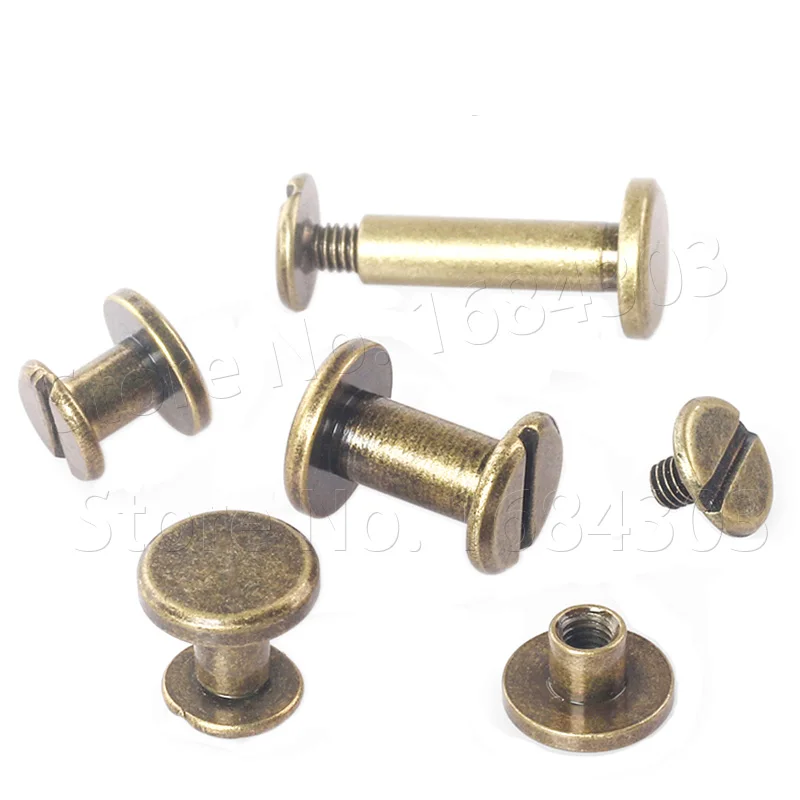 RIVET,Gun black-5mm--Boulons à clous solides en métal 5-6.5-8mm, 10 ...