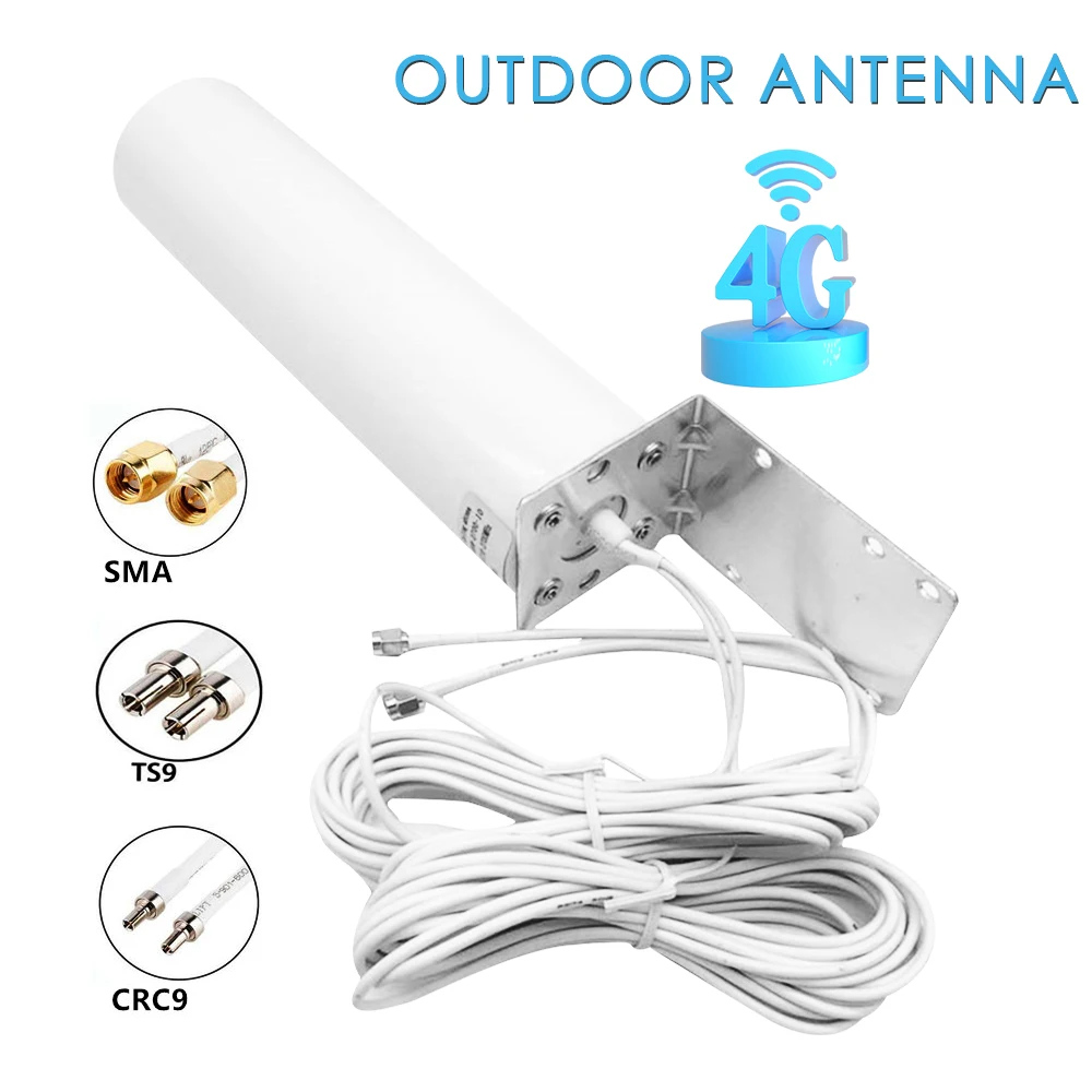 Antena 4G LTE 12Dbi 3G, antena externa, antena 4G para exteriores, Dual ...
