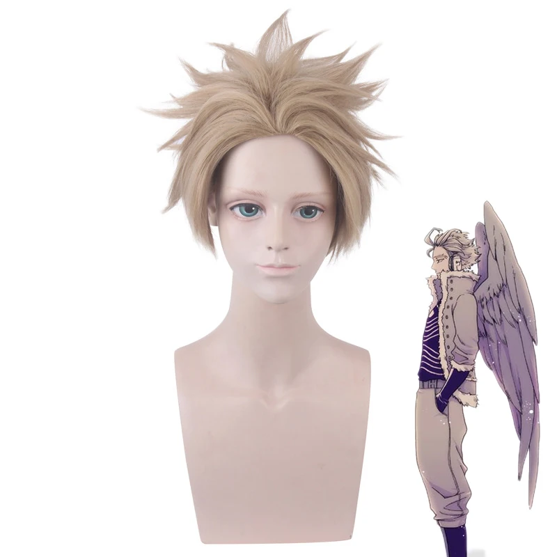 anime My Hero Academia No.2 Hero Hawkes Hawks Short Wig Cosplay Costume ...