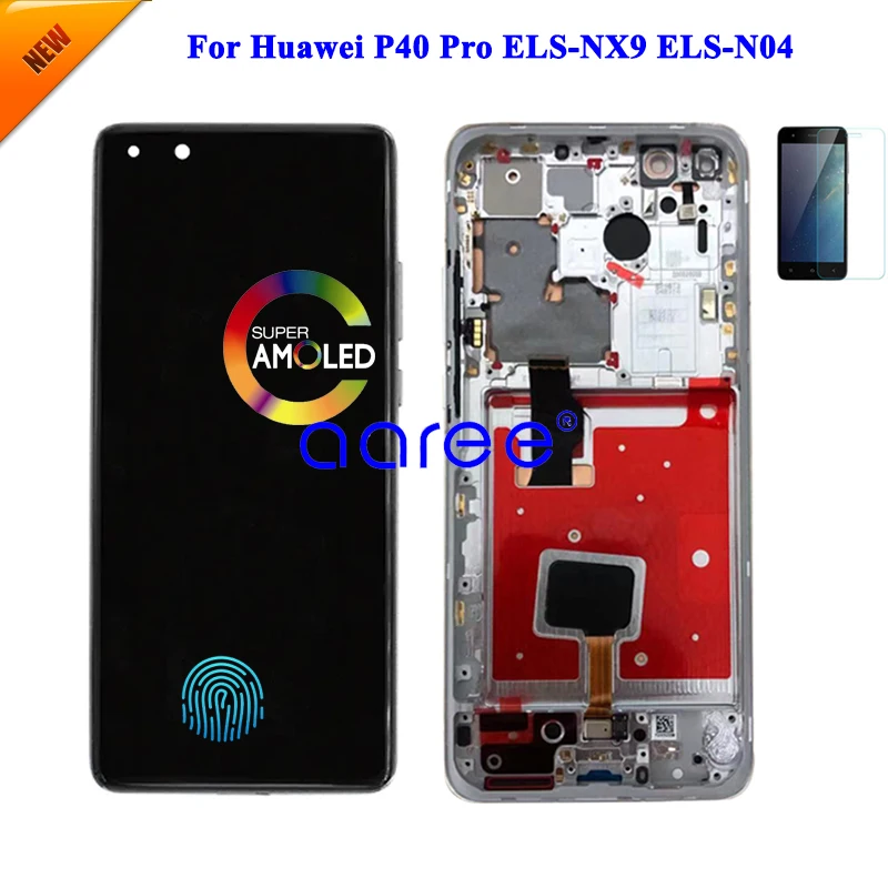 Tela-lcd-amoled-para-huawei-p40-pro-els-nx9-toque-digitalizador ...