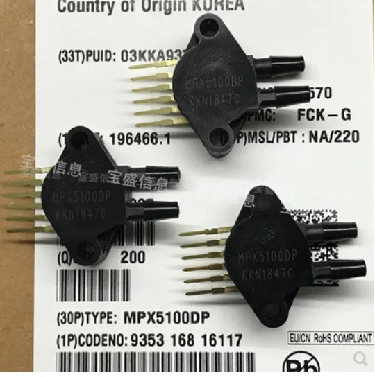 10 개/몫 MPX5100DP MPX5100D 압력 센서 14.5 PSI 100 kPa 6 SIP 100%|교체부품&액세사리 ...